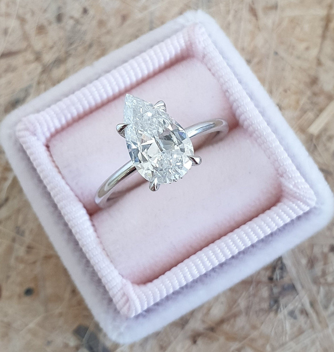 Pear Shaped Lab Created Diamonds | Sparkle with Purpose & Style